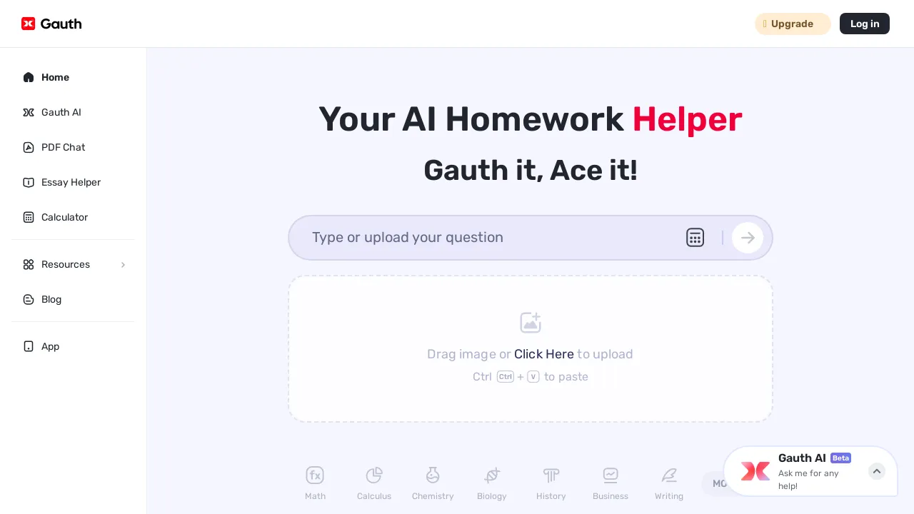 Gauth Homework Helper - BestofAI Gauth Homework Helper - BestofAI